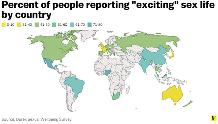 Where People Have The Most Exciting Sex The Worst Sex And The Fewest Orgasms Bustle