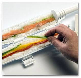 How Do You Roll Your Own Sushi? You Don't! The Sushezi Is A Sushi Gun ...